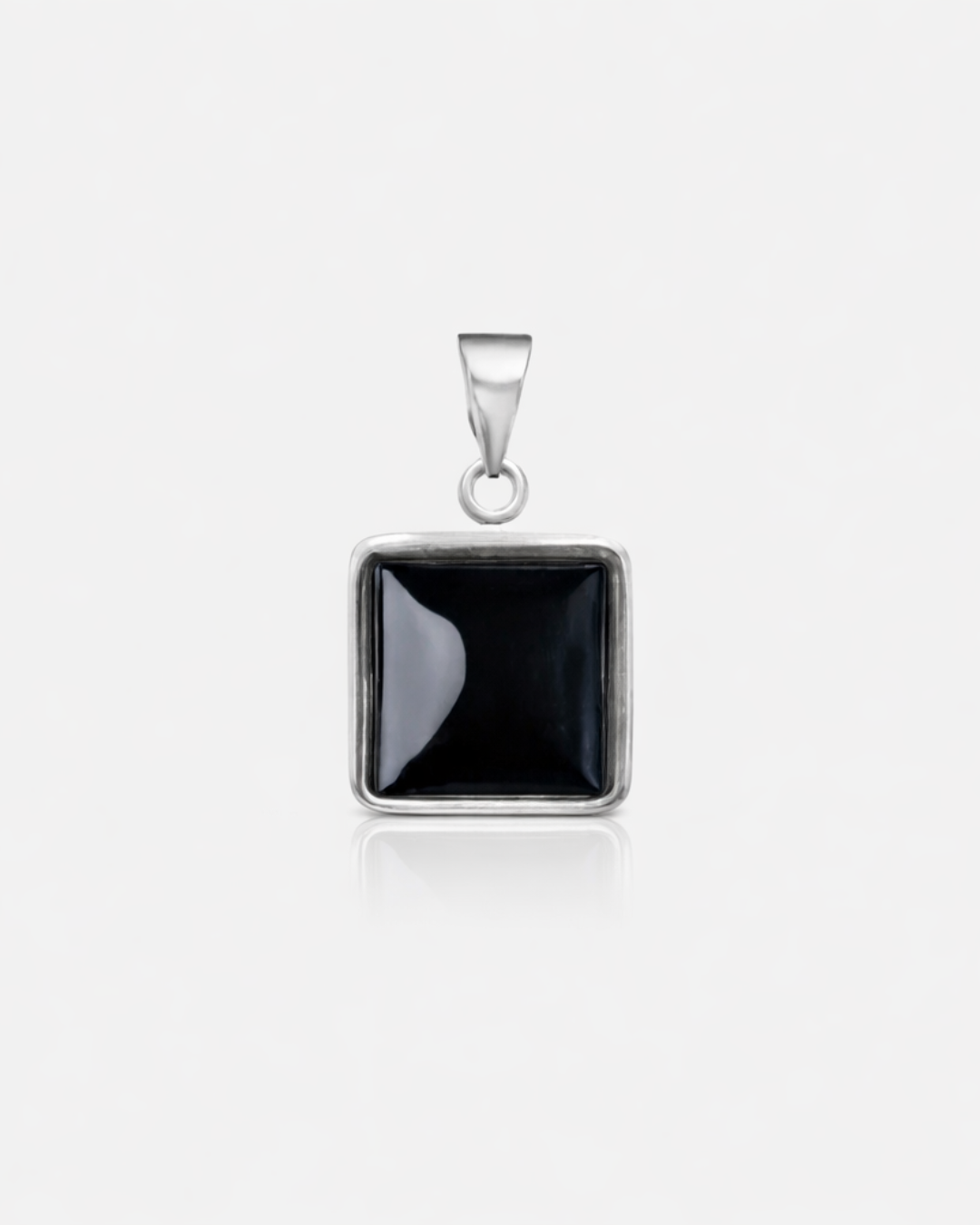 Bucky Black Square Pendant for Men - Stylish Accessory