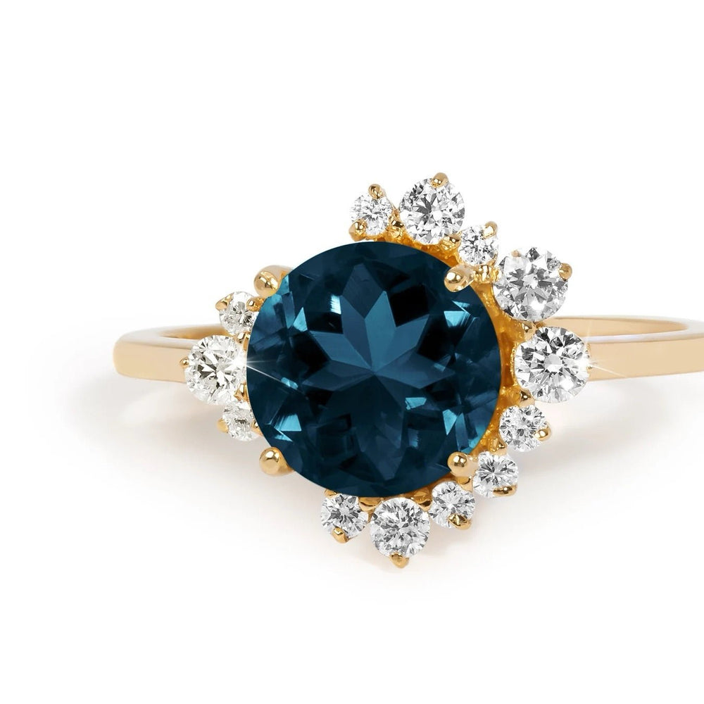 Moonlight London Blue Topaz Ring